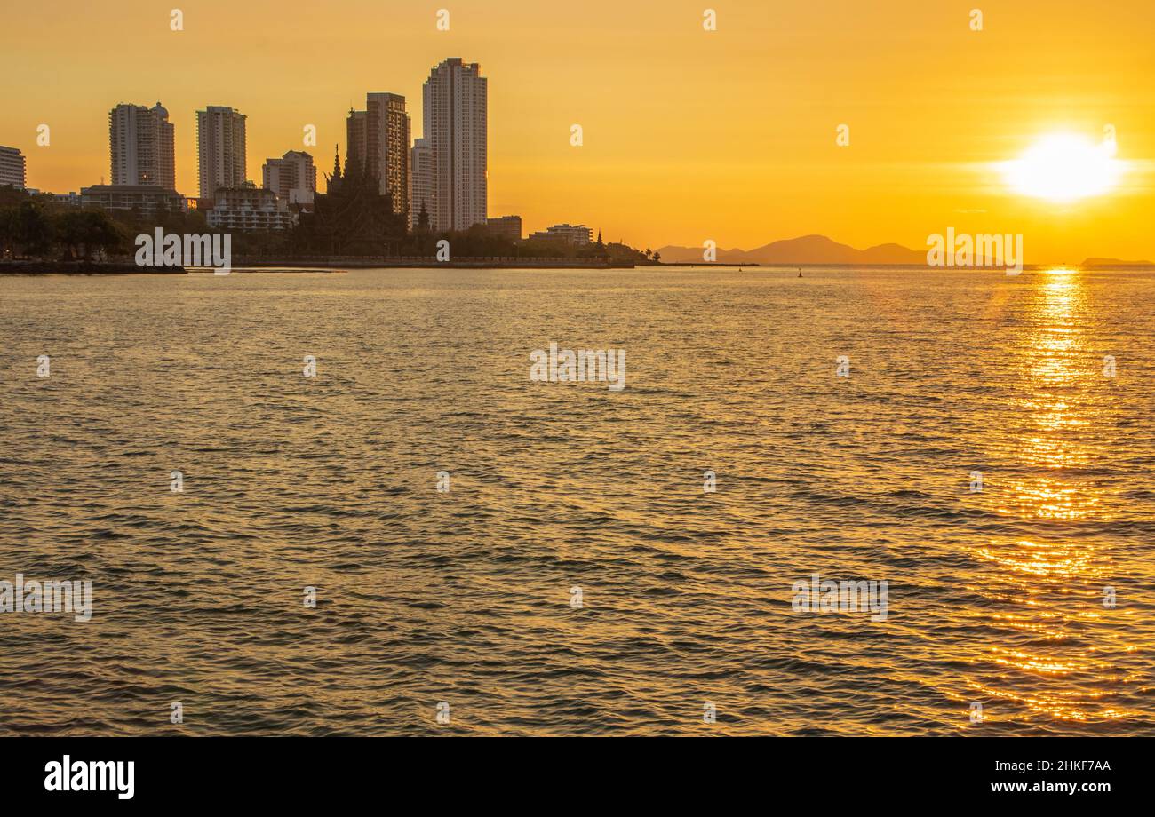 Pattaya Thailand Asia during the sunset timeline Stock Photo - Alamy