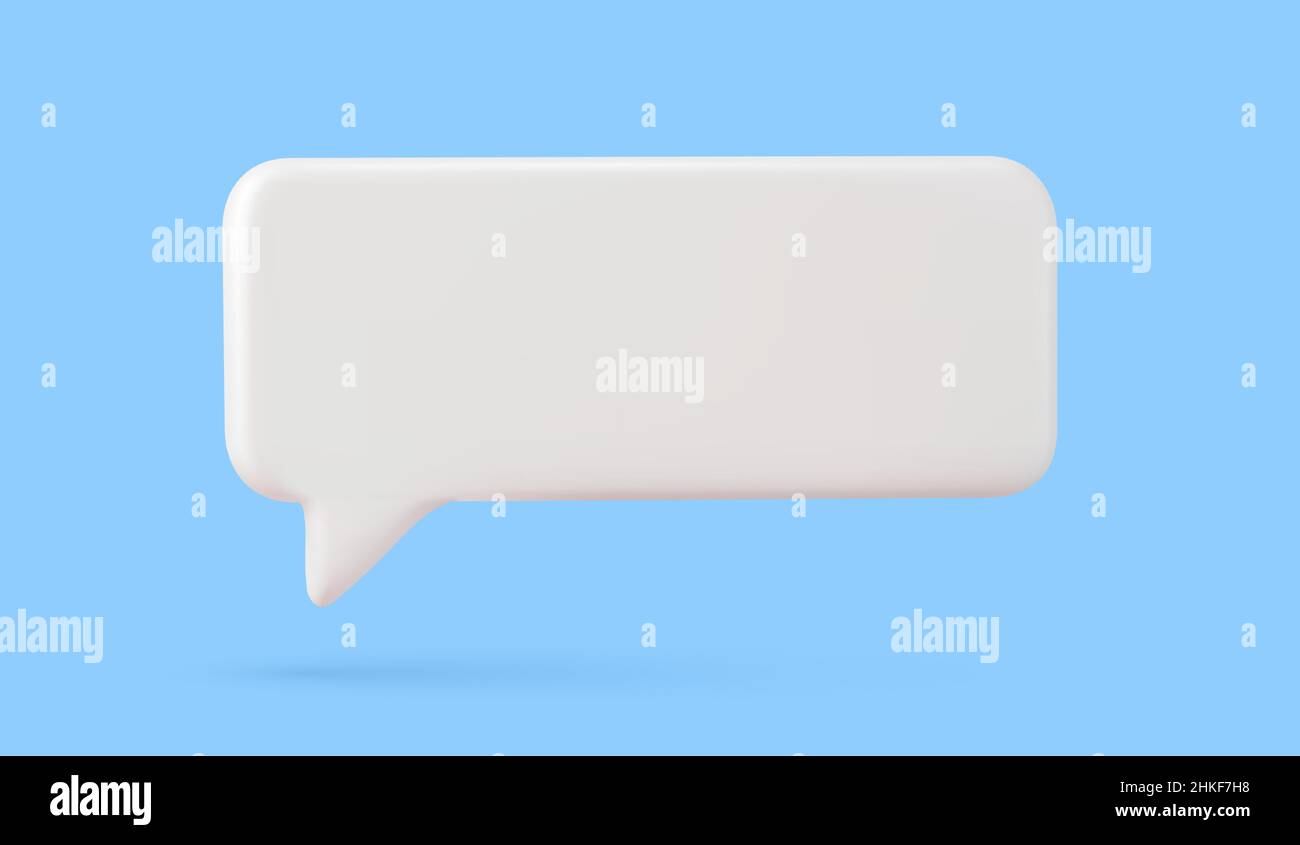 Blank white speech bubble pin Stock Vector Image & Art - Alamy