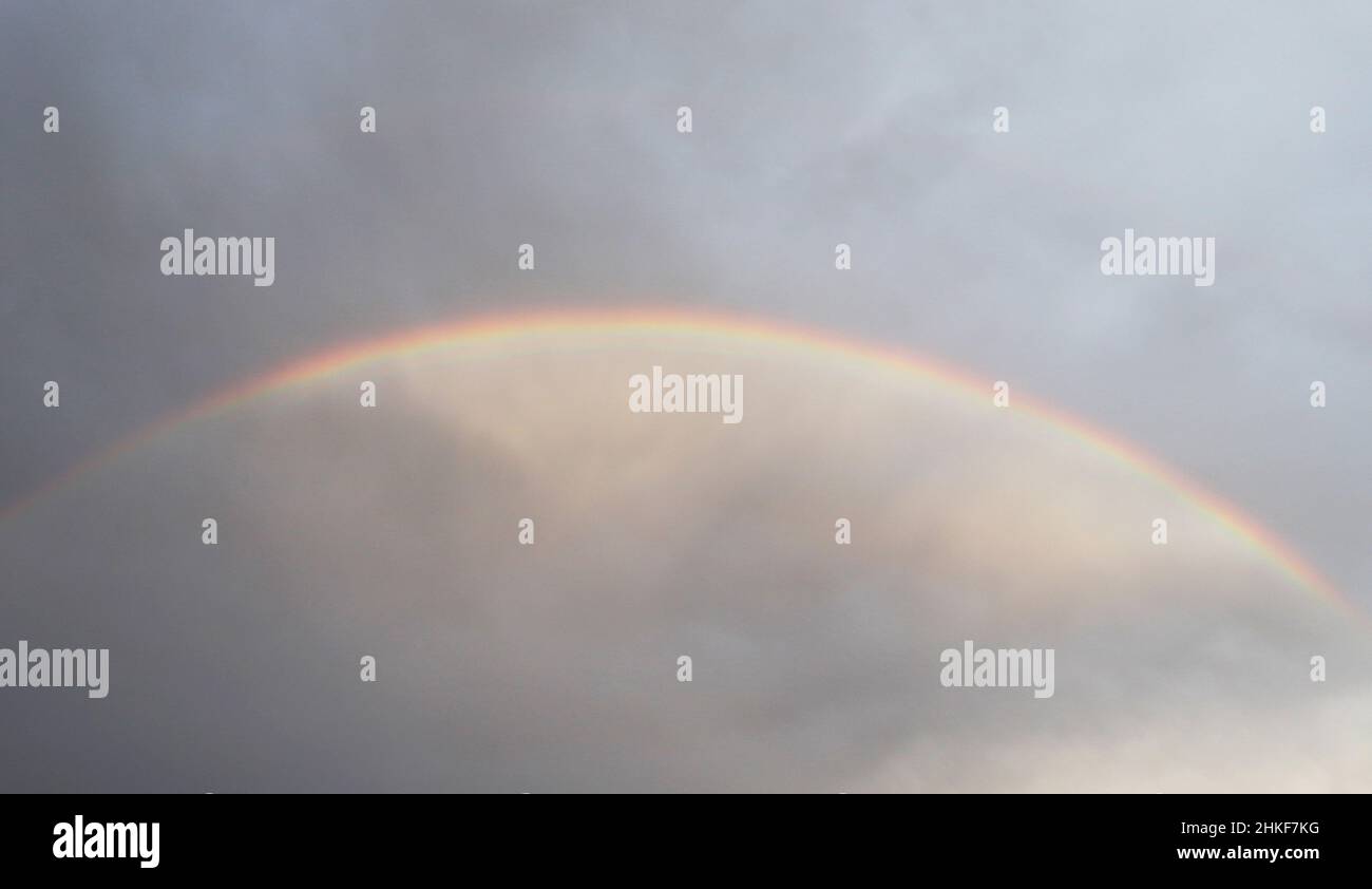 Aerial view rainbow colored hi-res stock photography and images - Alamy