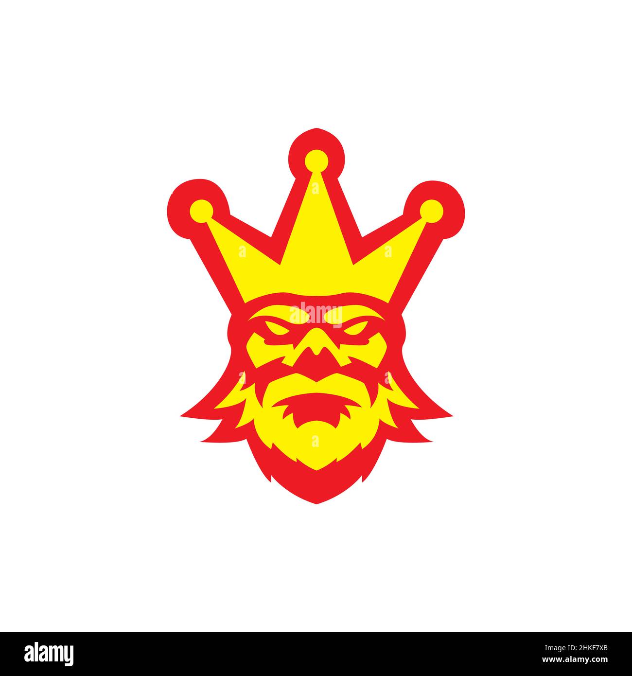 Red bearded king Stock Vector Images - Alamy