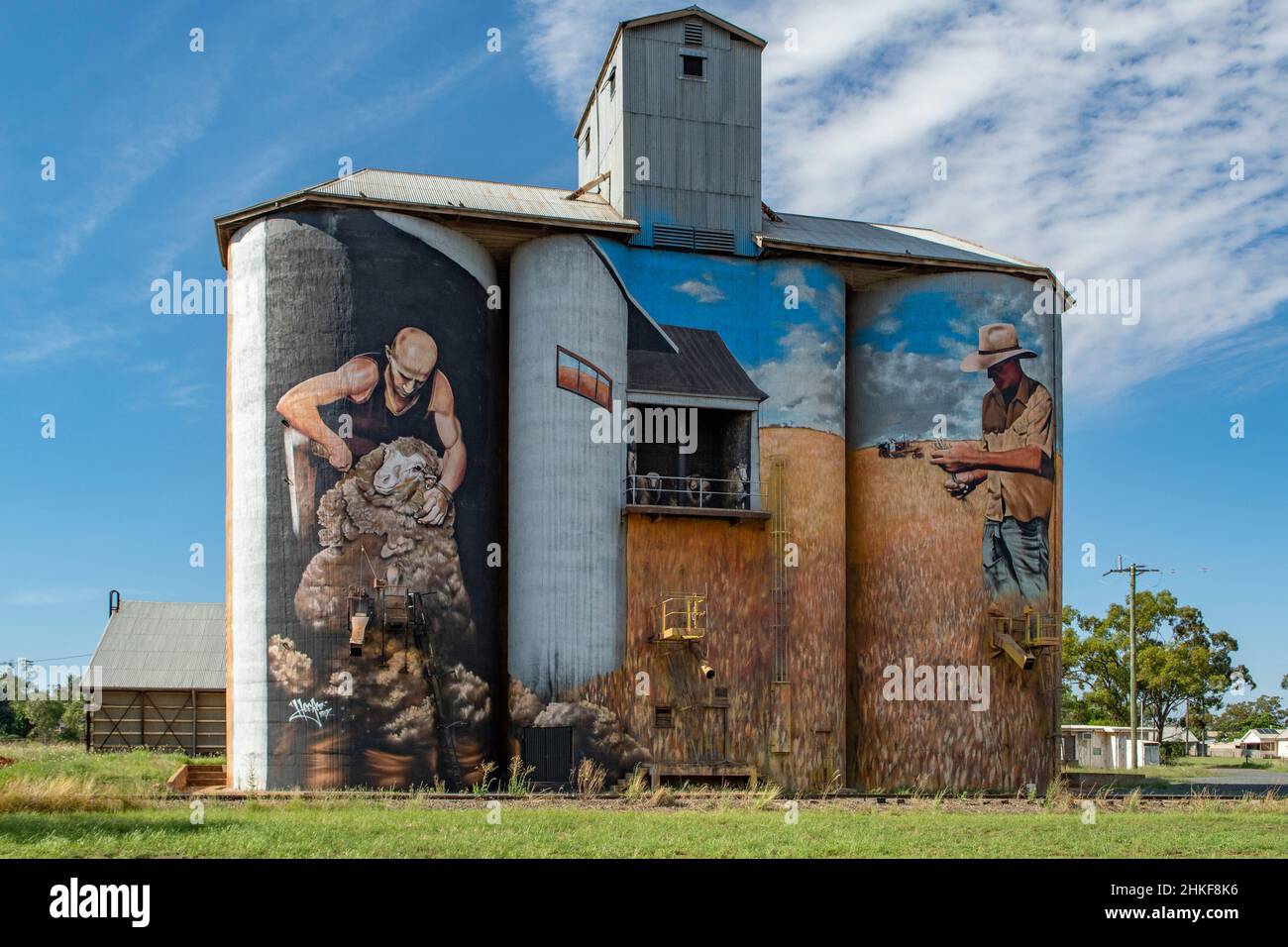Silo Art, Weethalle, NSW, Australia Stock Photo - Alamy