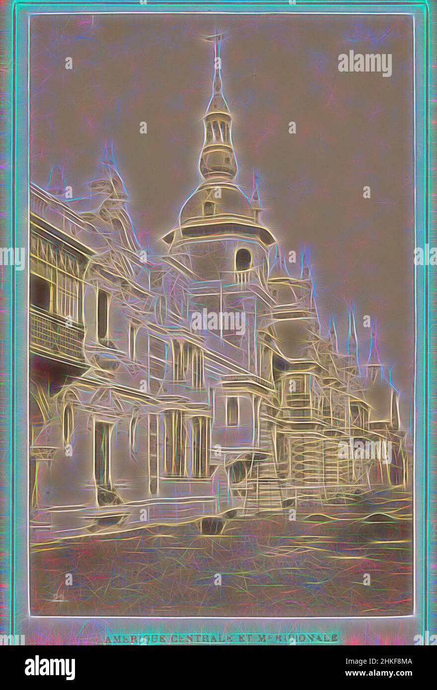 Inspired by View of the Central and South American section of the 1878 ...