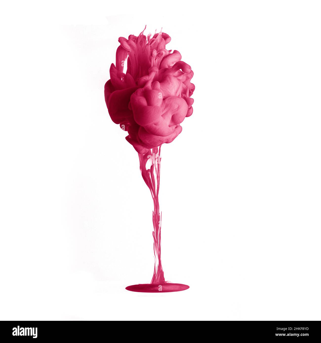 Explosion. Red wine texture made of red dye, liquid with drops and ...