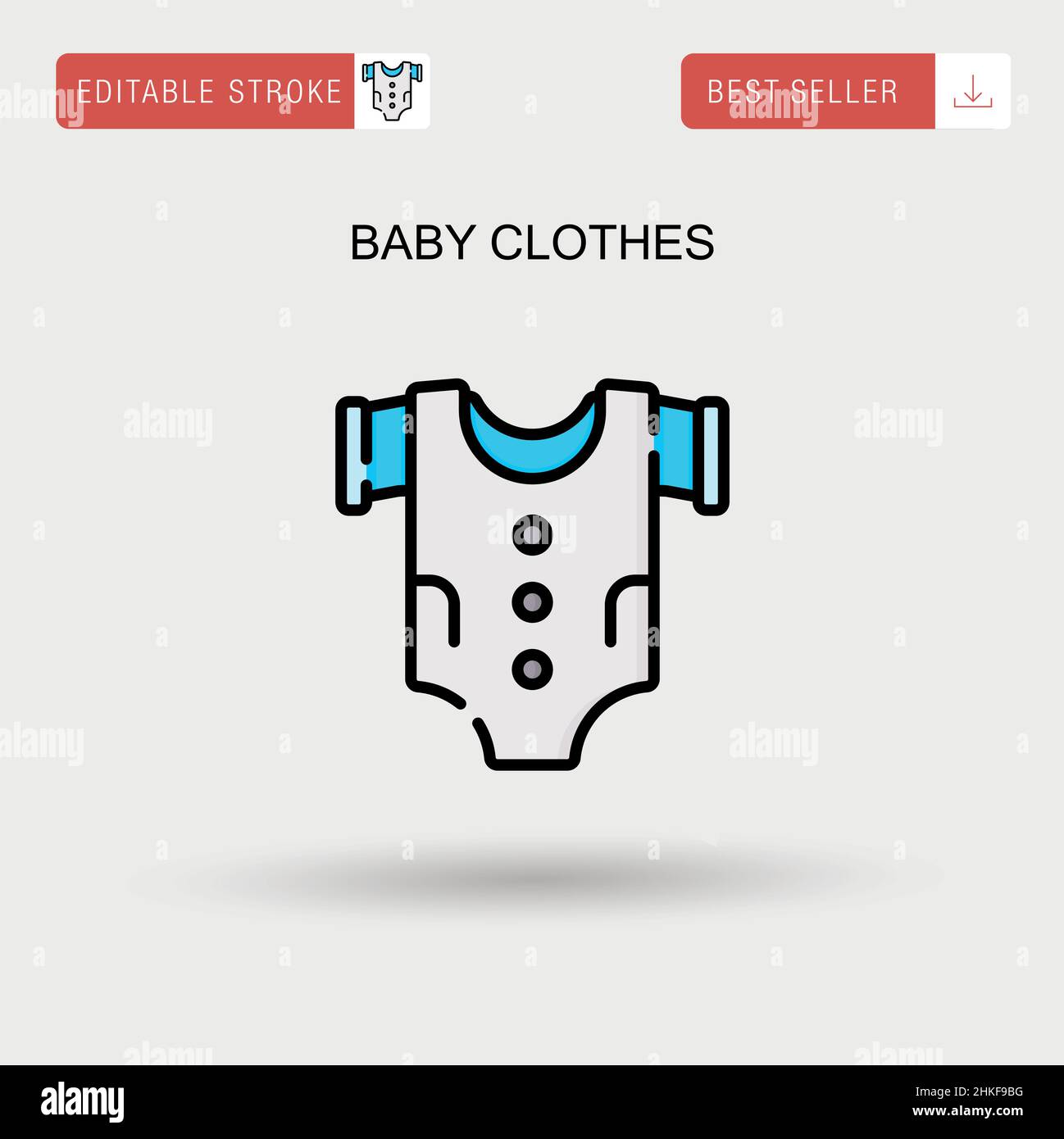 Baby clothes icon hi-res stock photography and images - Alamy