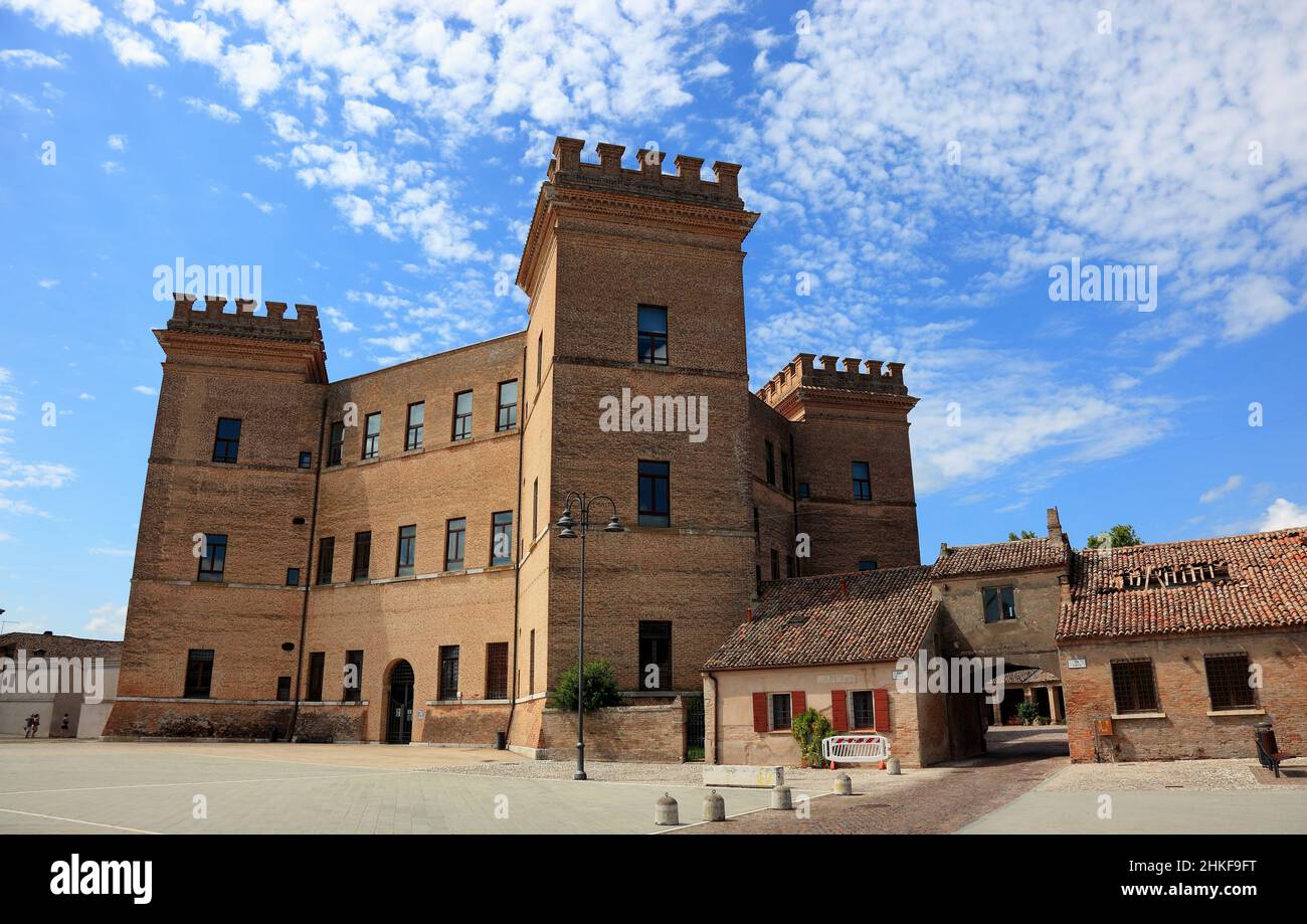 Castello di Mesola, Residenz der D’Estes in Mesola im Po-Delta, Provinz ...