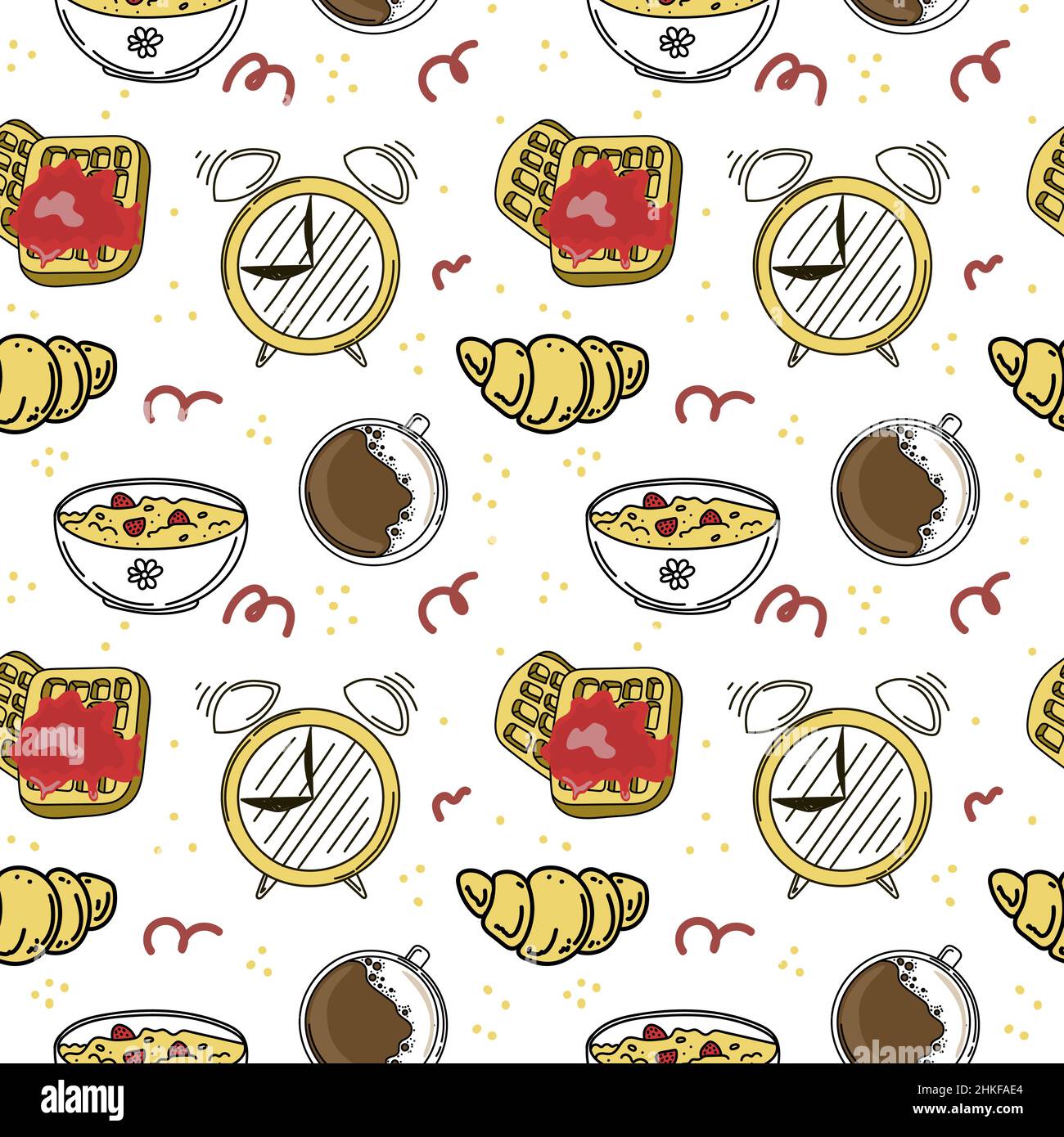 Porridge texture Stock Vector Images - Alamy