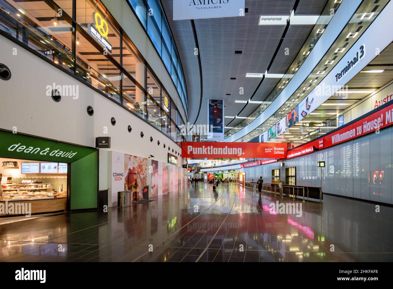 schwechat, austria, 02 feb 2022, vienna international airport Stock ...