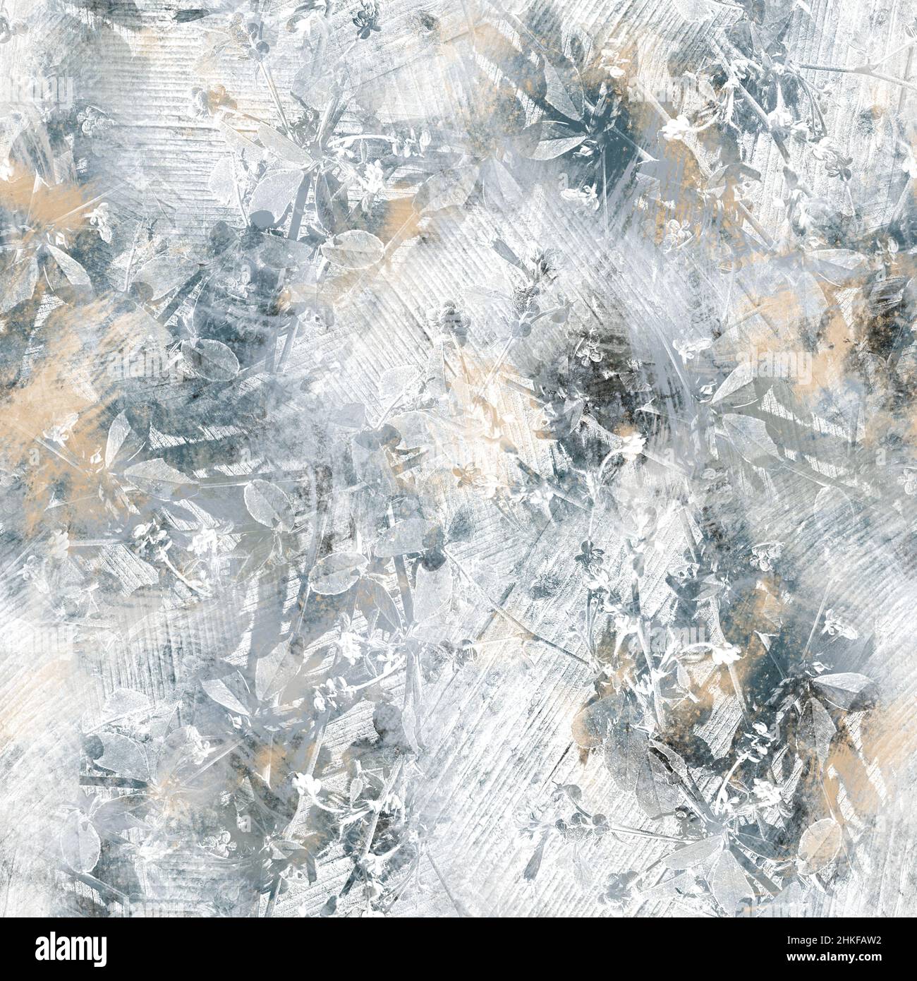 Seamless neutral and white grungy classic abstract surface pattern ...