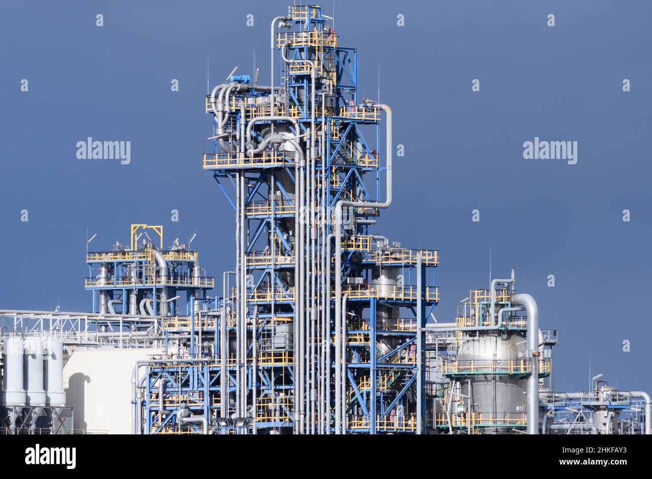 schwechat, austria, 02 feb 2022, oil refinery omv Stock Photo - Alamy