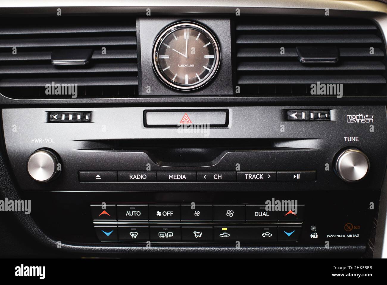 manual air conditioning controls of the car Stock Photo - Alamy