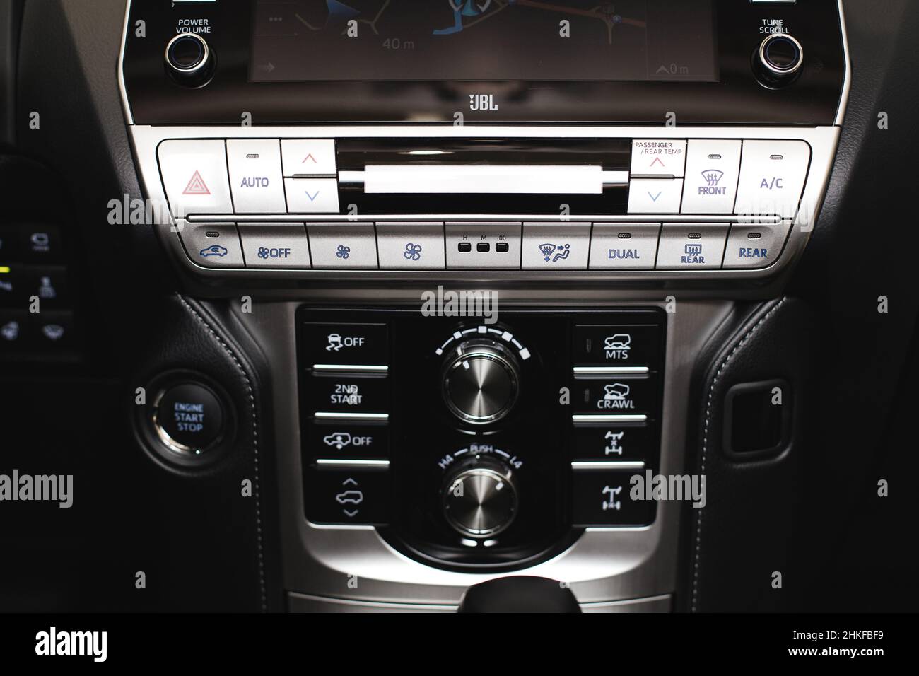 manual air conditioning controls of the car Stock Photo - Alamy