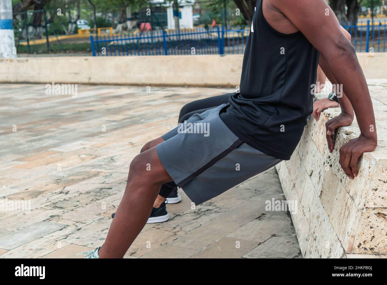 Men exercising hi-res stock photography and images - Alamy