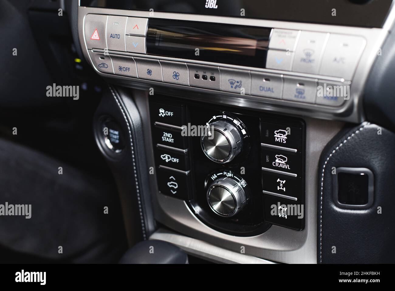 Car dashboard in the modern car close up Stock Photo - Alamy