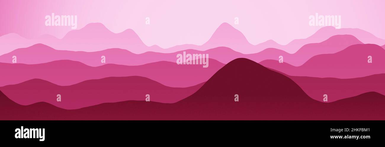 amazing hills ridges landscape - wide computer graphic texture ...