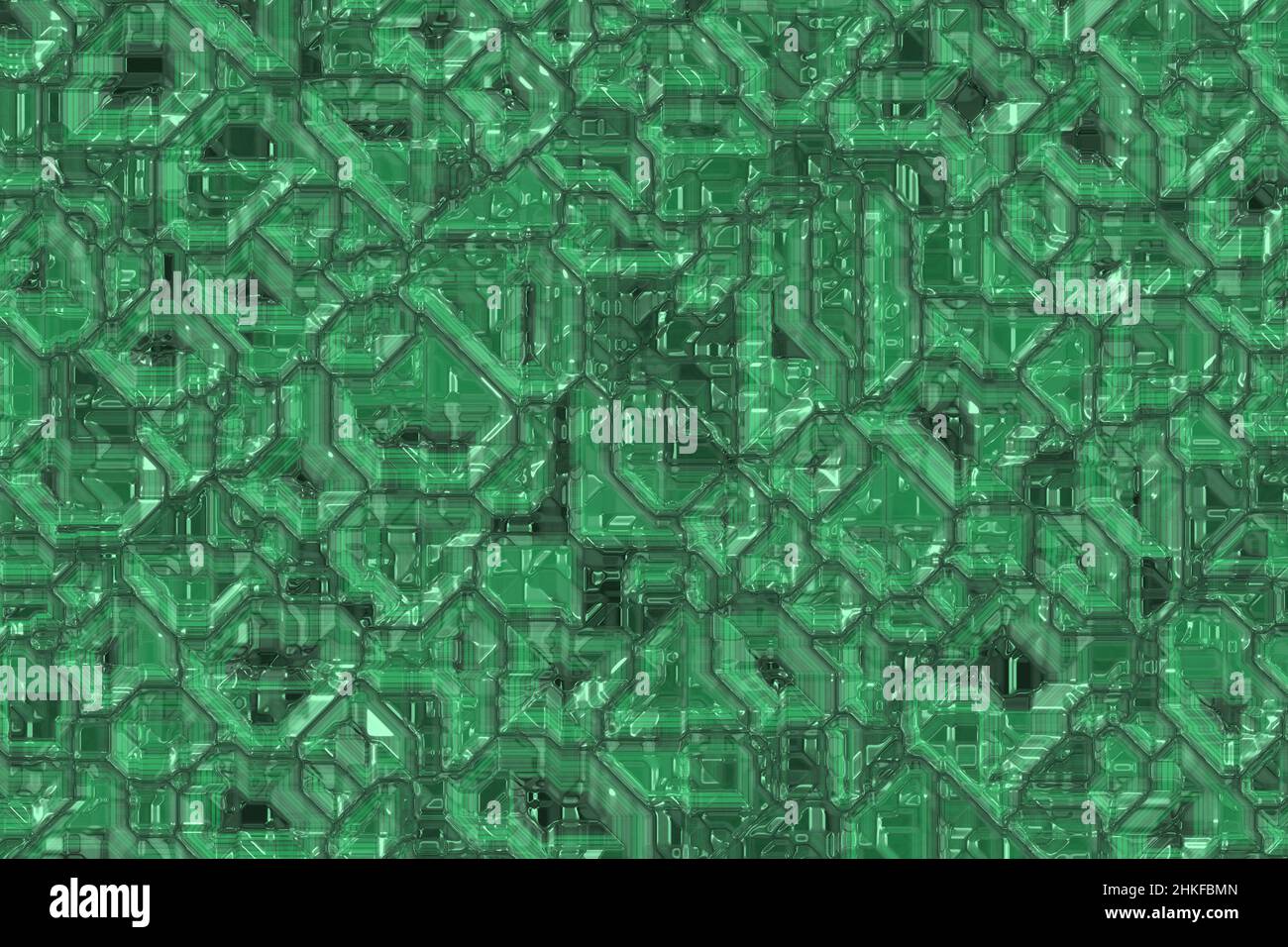 nice teal, sea-green computer crystals template computer graphics ...