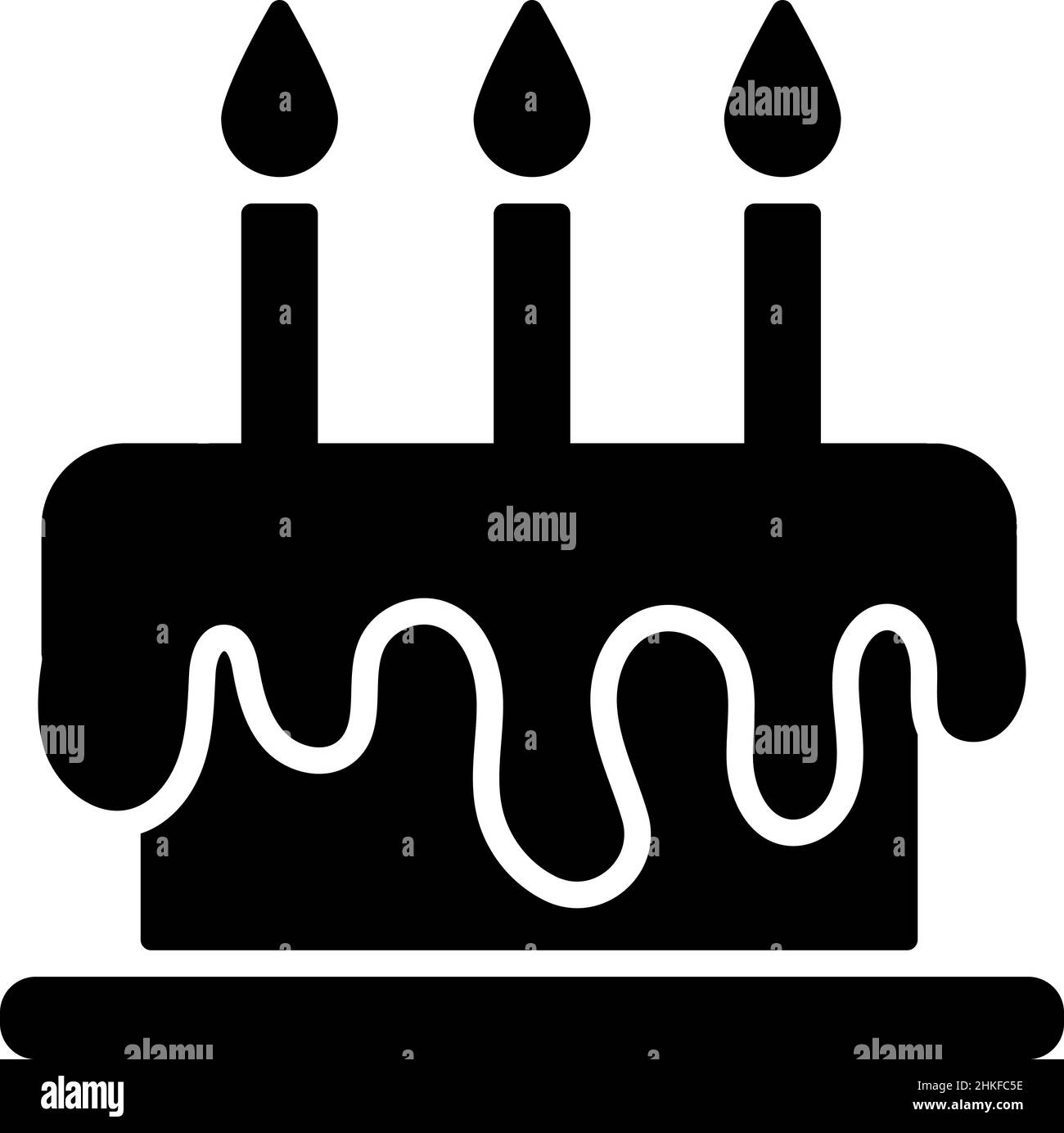 Food wedding cake icon Stock Vector Images - Alamy