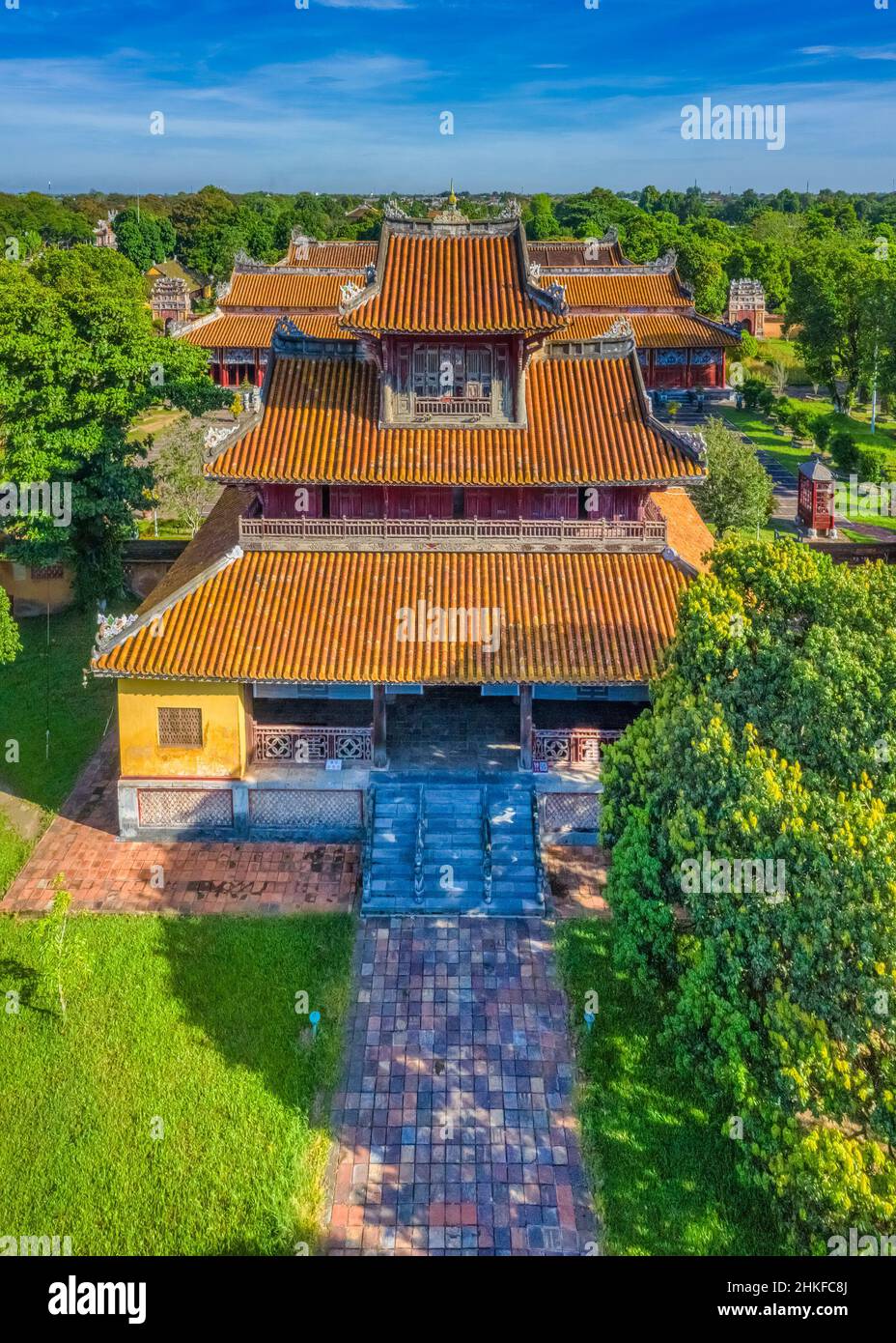 the Hien Lam Cac house in the Imperial City with the Purple Forbidden ...