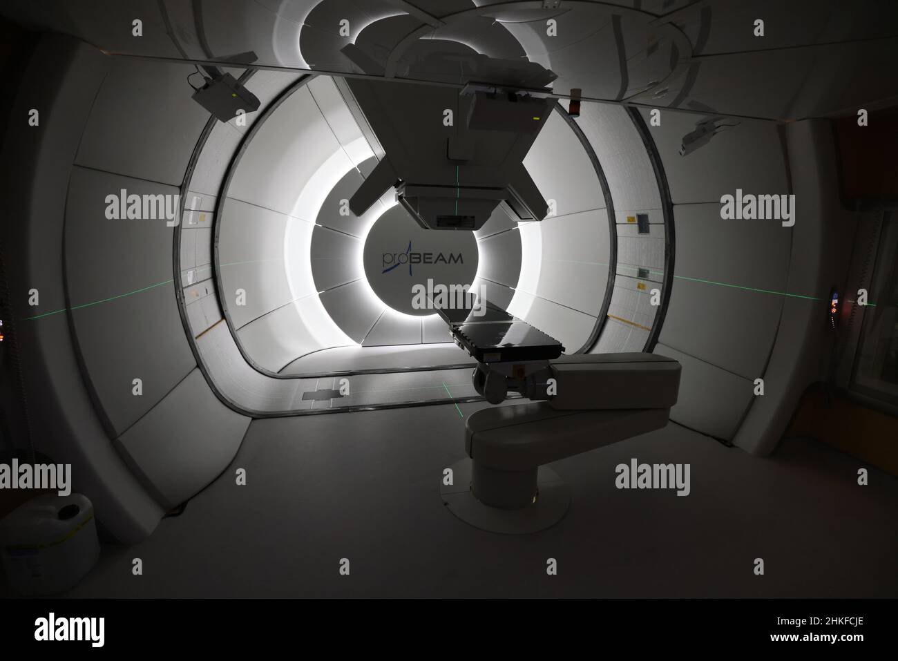 The proton beam scanner at University College Hospital in London ...