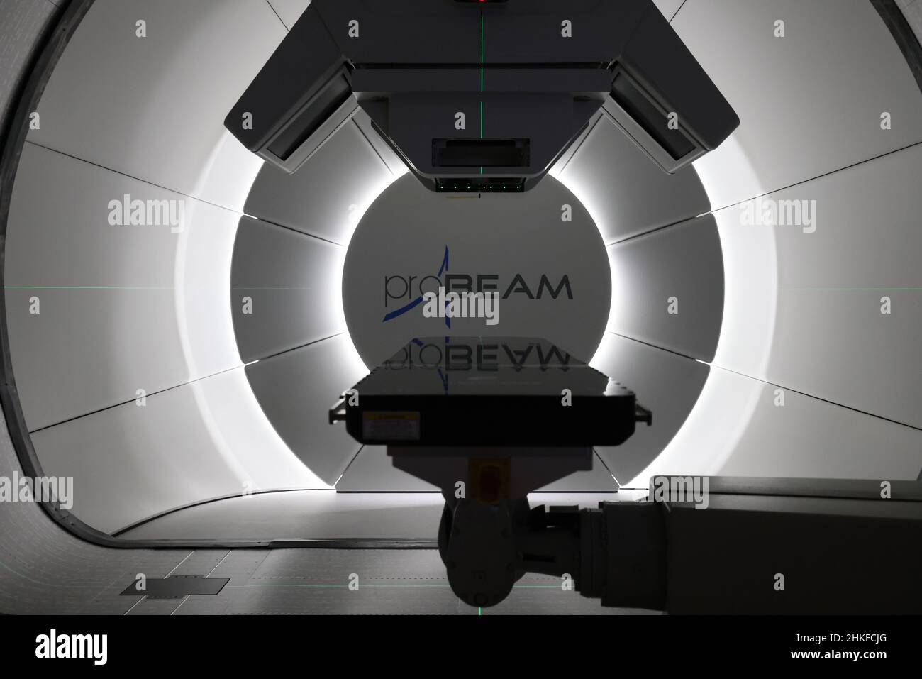 The proton beam scanner at University College Hospital in London ...