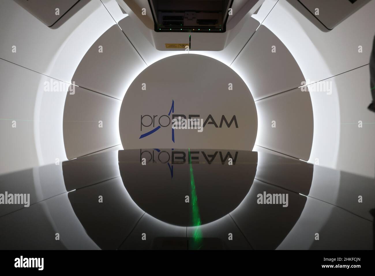 The proton beam scanner at University College Hospital in London ...