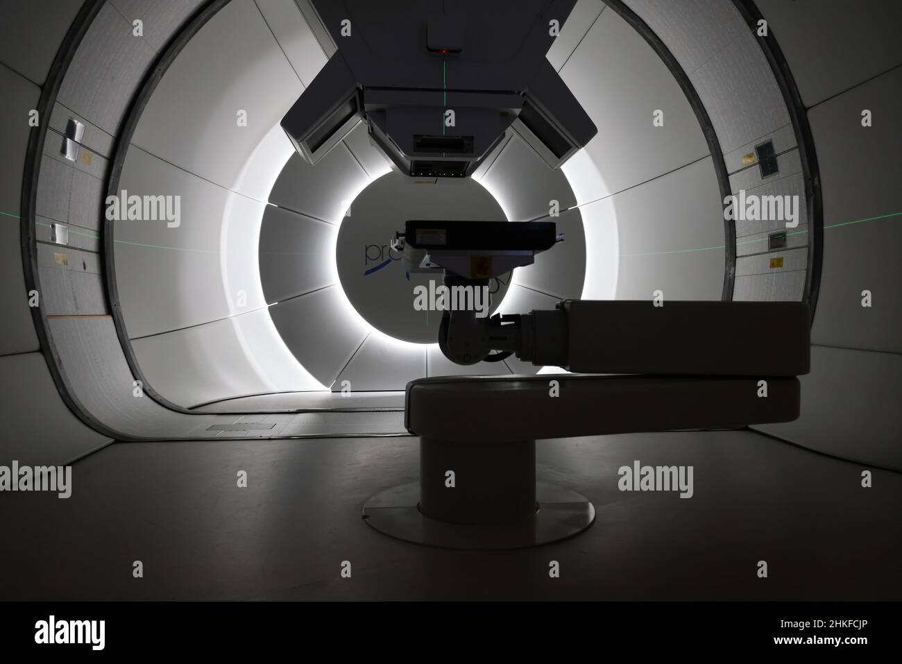 The proton beam scanner at University College Hospital in London ...