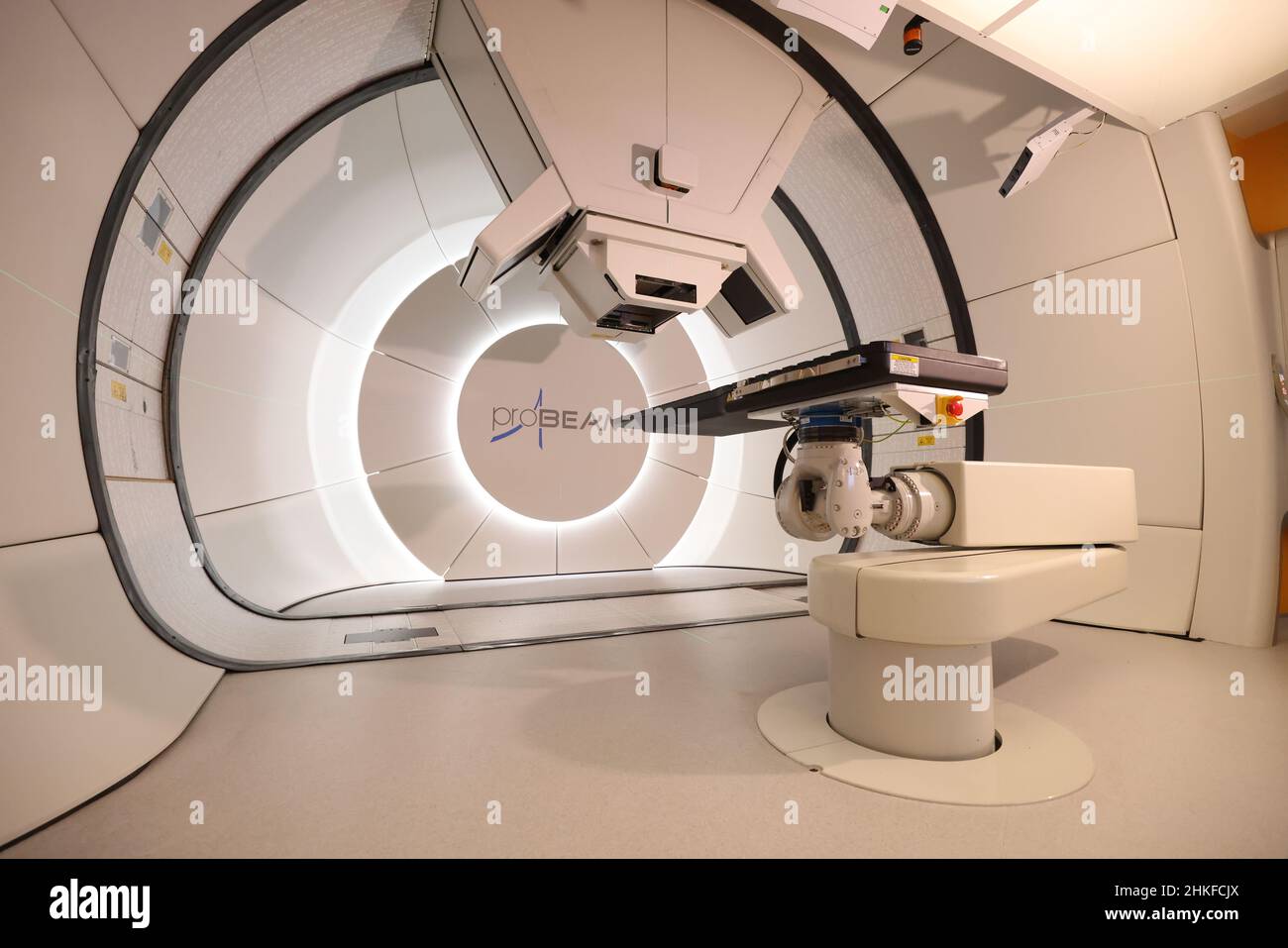 The proton beam scanner at University College Hospital in London ...