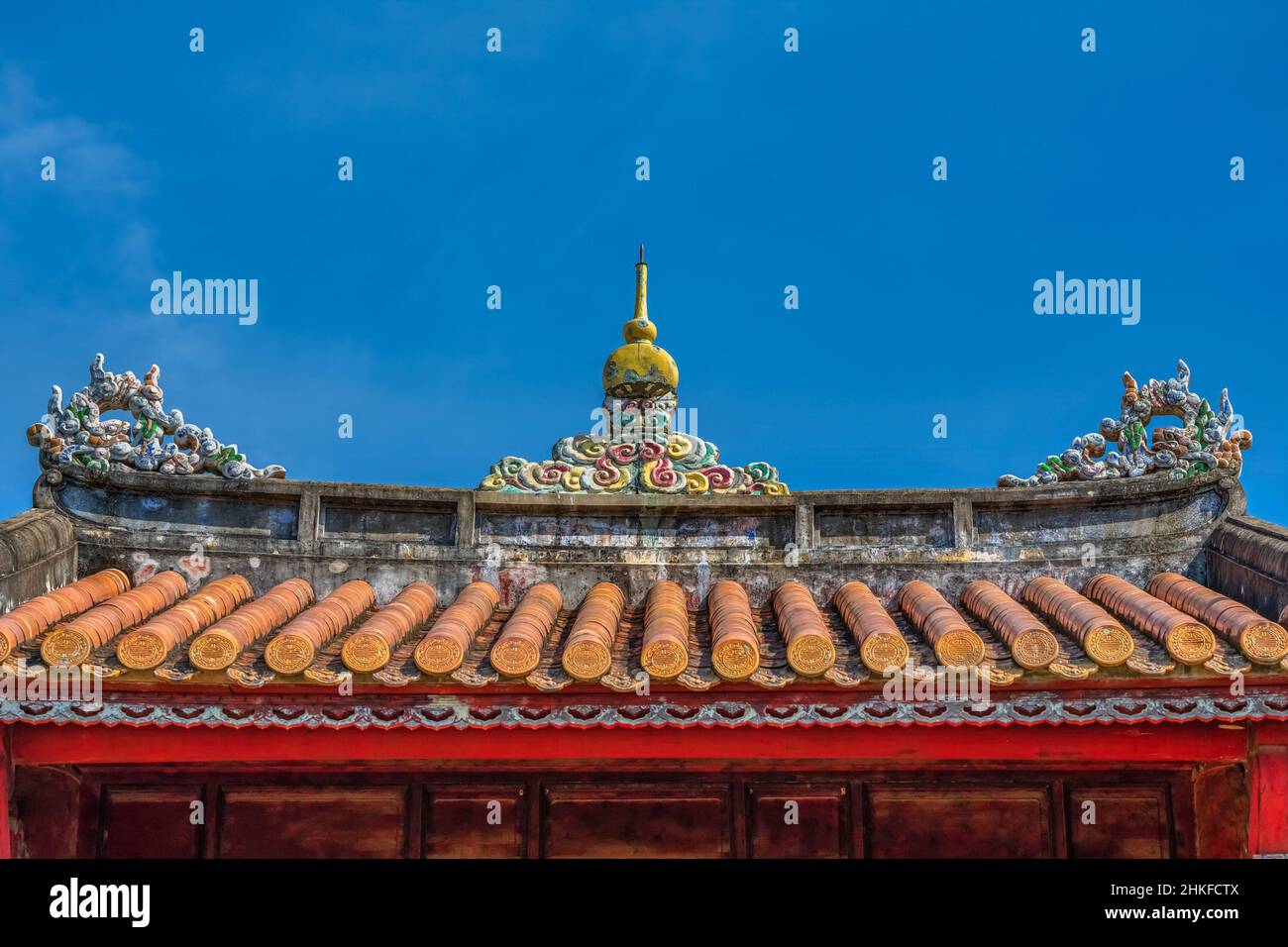 the Hien Lam Cac house in the Imperial City with the Purple Forbidden ...