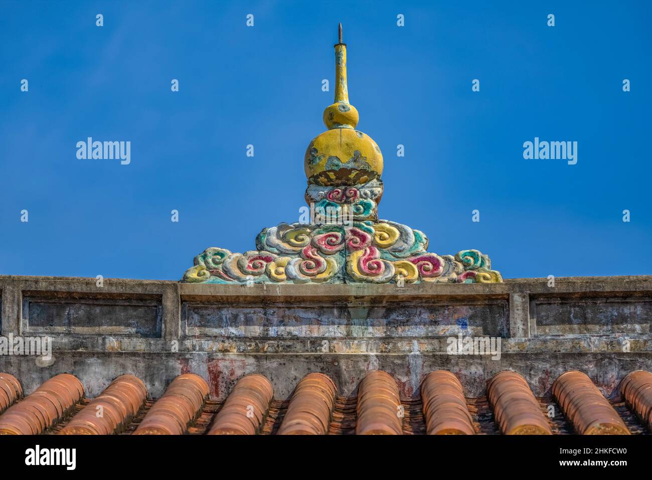 the Hien Lam Cac house in the Imperial City with the Purple Forbidden ...