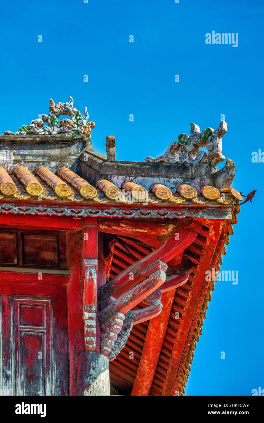 the Hien Lam Cac house in the Imperial City with the Purple Forbidden ...