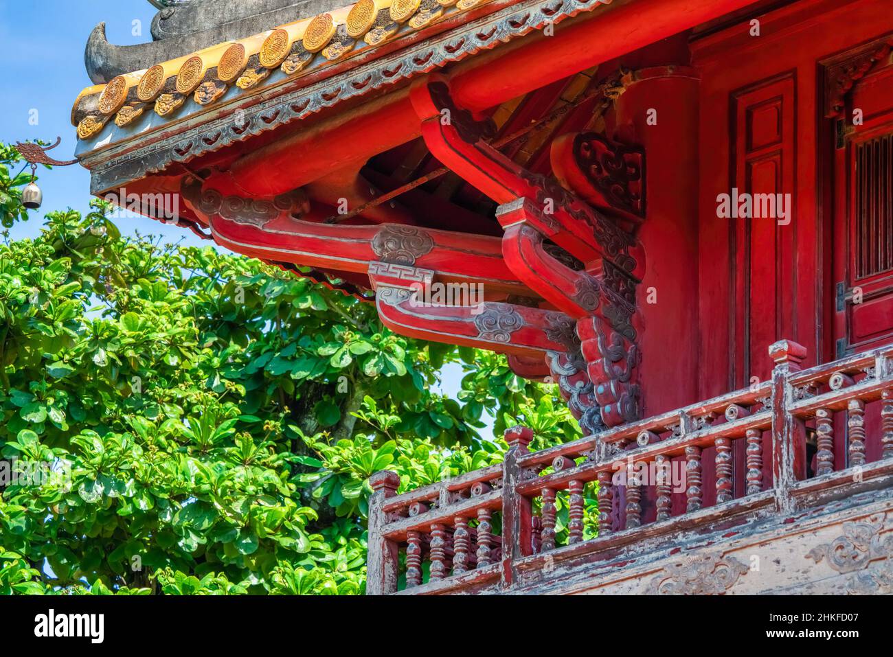 the Hien Lam Cac house in the Imperial City with the Purple Forbidden ...