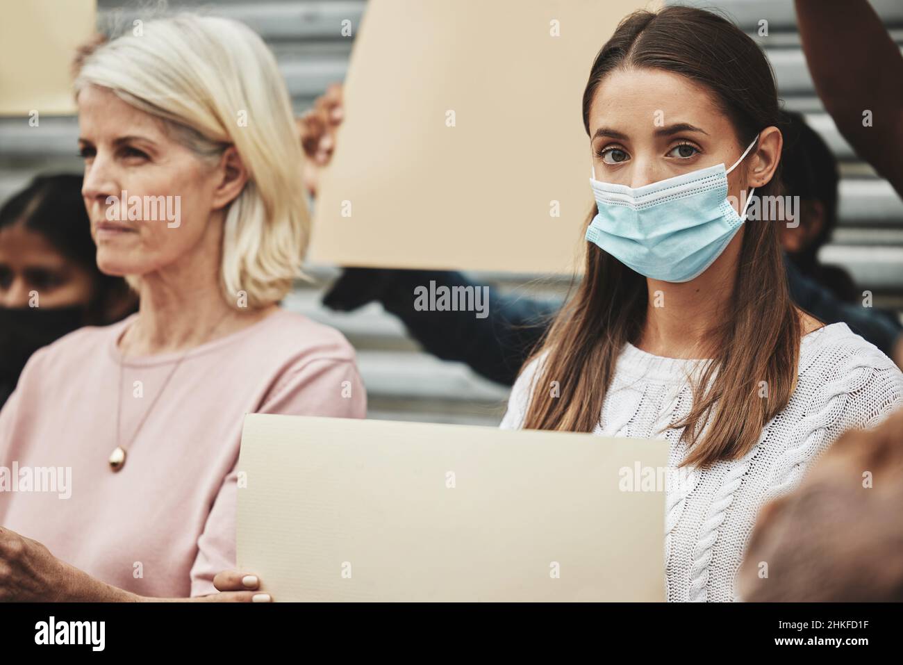 You've gotta fight for freedom. Cropped portrait of an attractive young ...