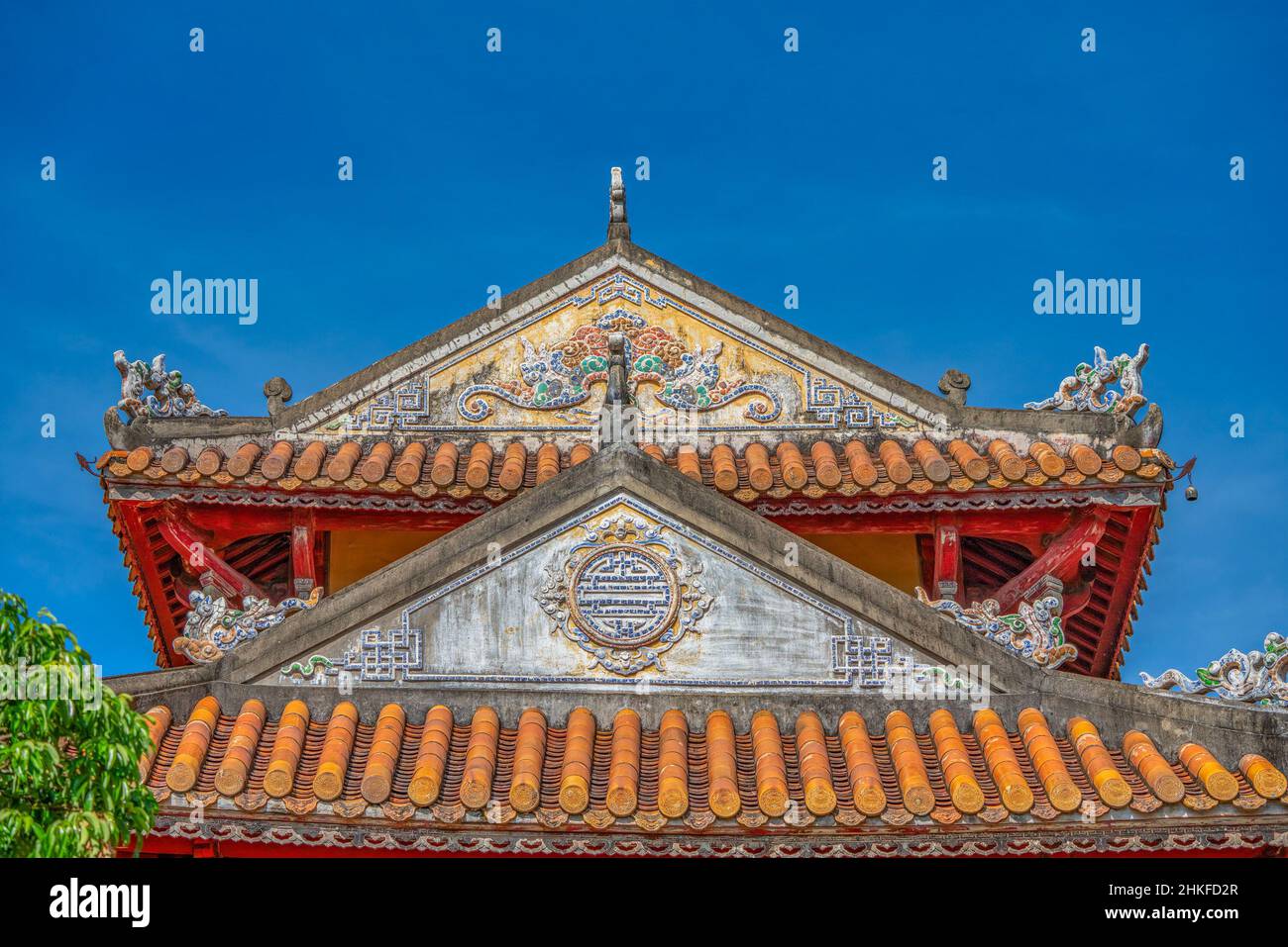 the Hien Lam Cac house in the Imperial City with the Purple Forbidden ...