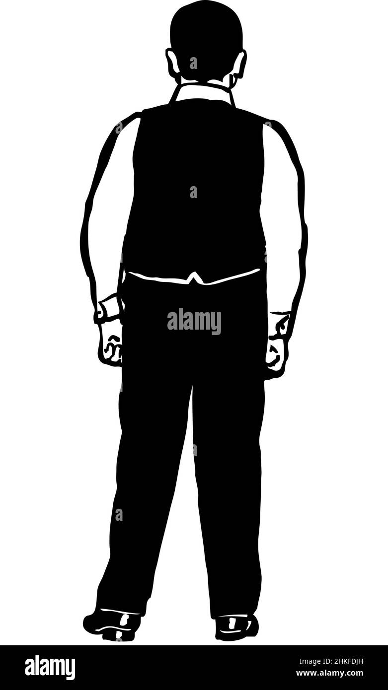 Fashion sketch of body man Cut Out Stock Images & Pictures - Alamy