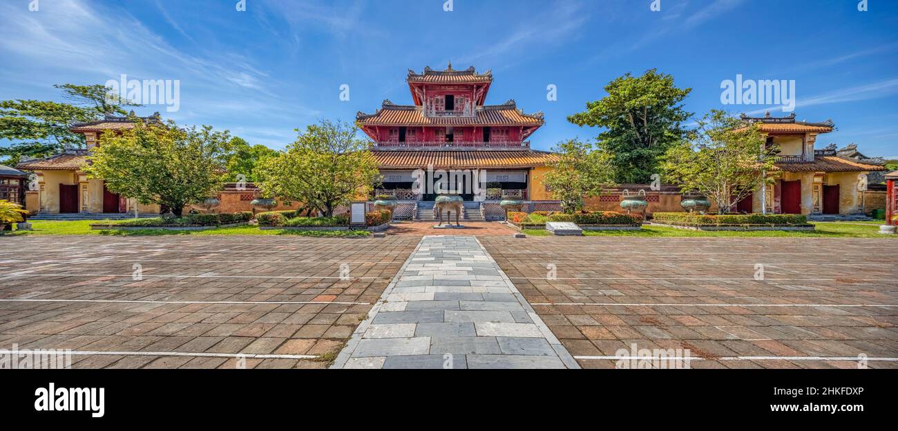 the Hien Lam Cac house in the Imperial City with the Purple Forbidden ...