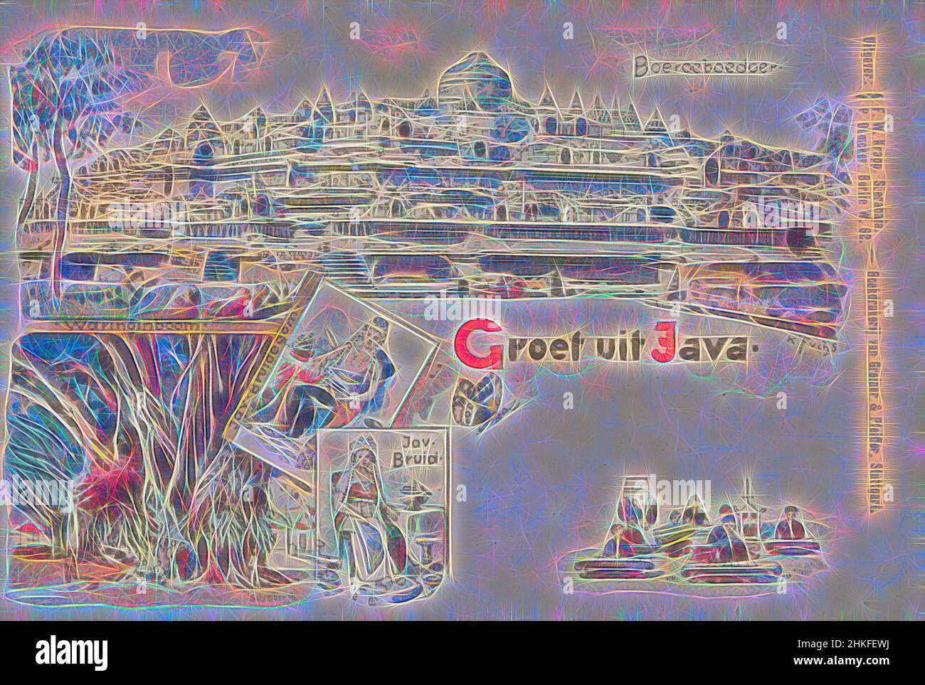 Inspired by Greeting from Java, Boeroeboedoer, Schreiber, printer ...