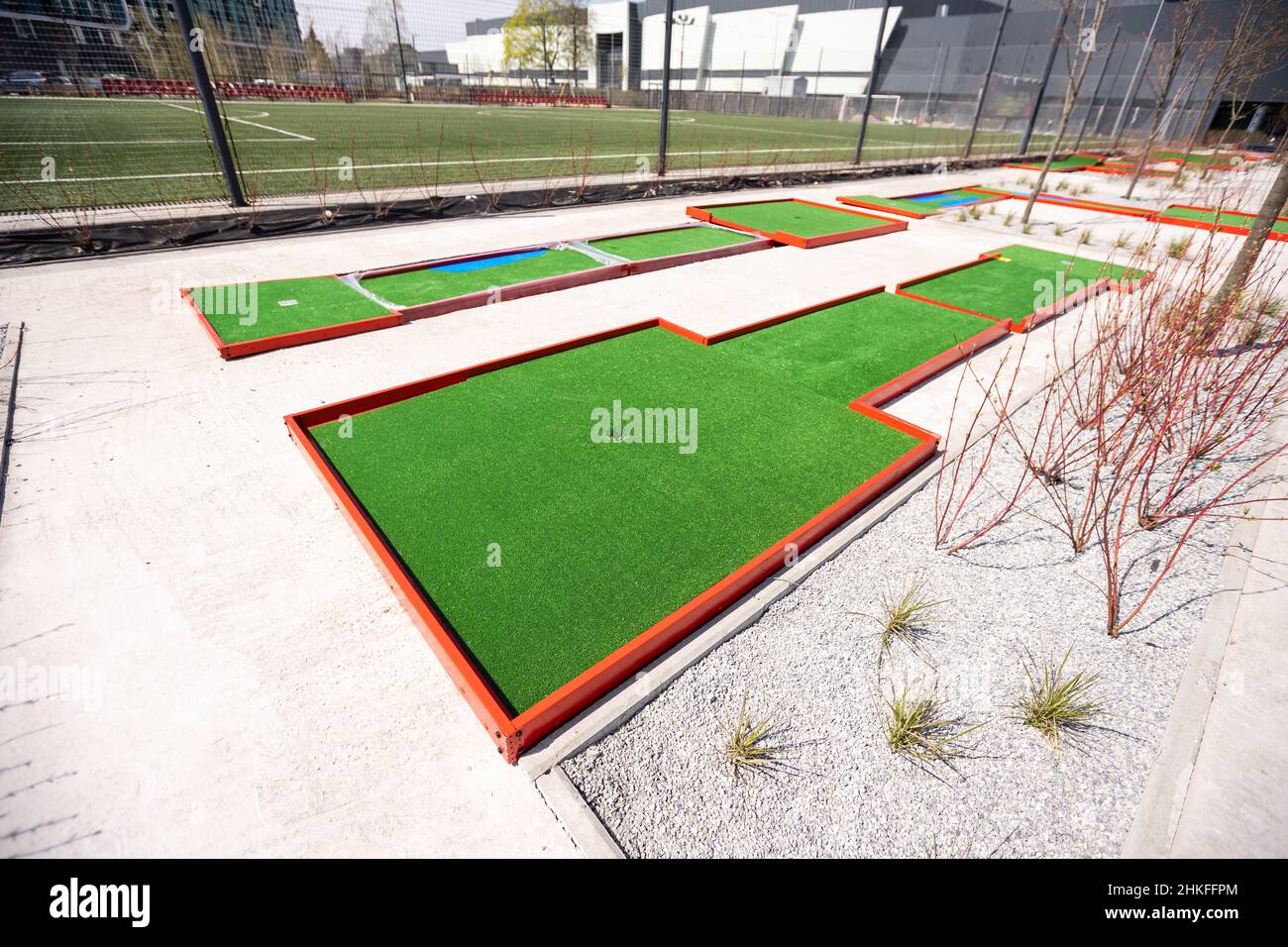 Mini golf ball track hi-res stock photography and images - Alamy