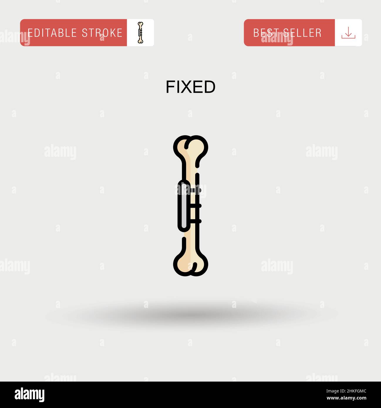 Fixed Simple vector icon Stock Vector Image & Art - Alamy