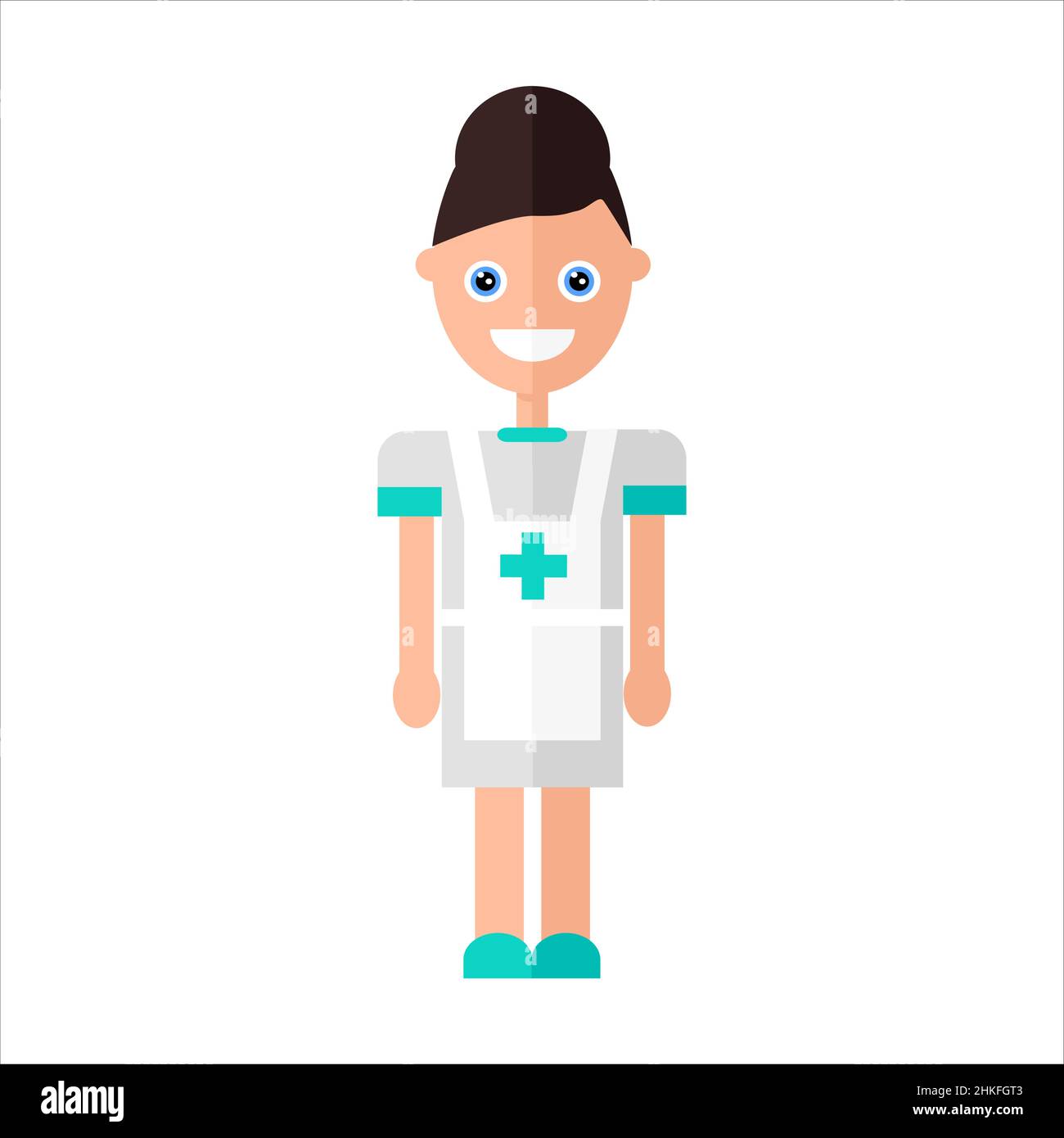 Nurse uniform stethoscope Stock Vector Images - Alamy