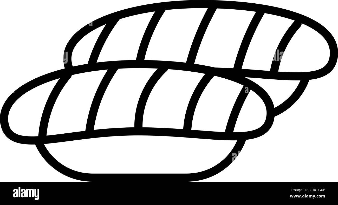 Sushi traditional food Black and White Stock Photos & Images - Alamy