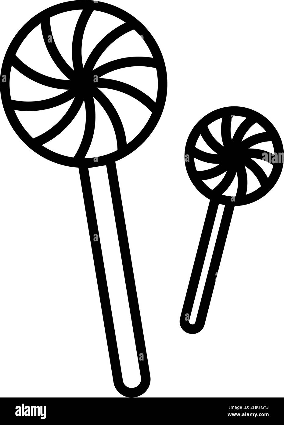 Round Candy Outline Icon Food Vector Stock Vector Image & Art - Alamy