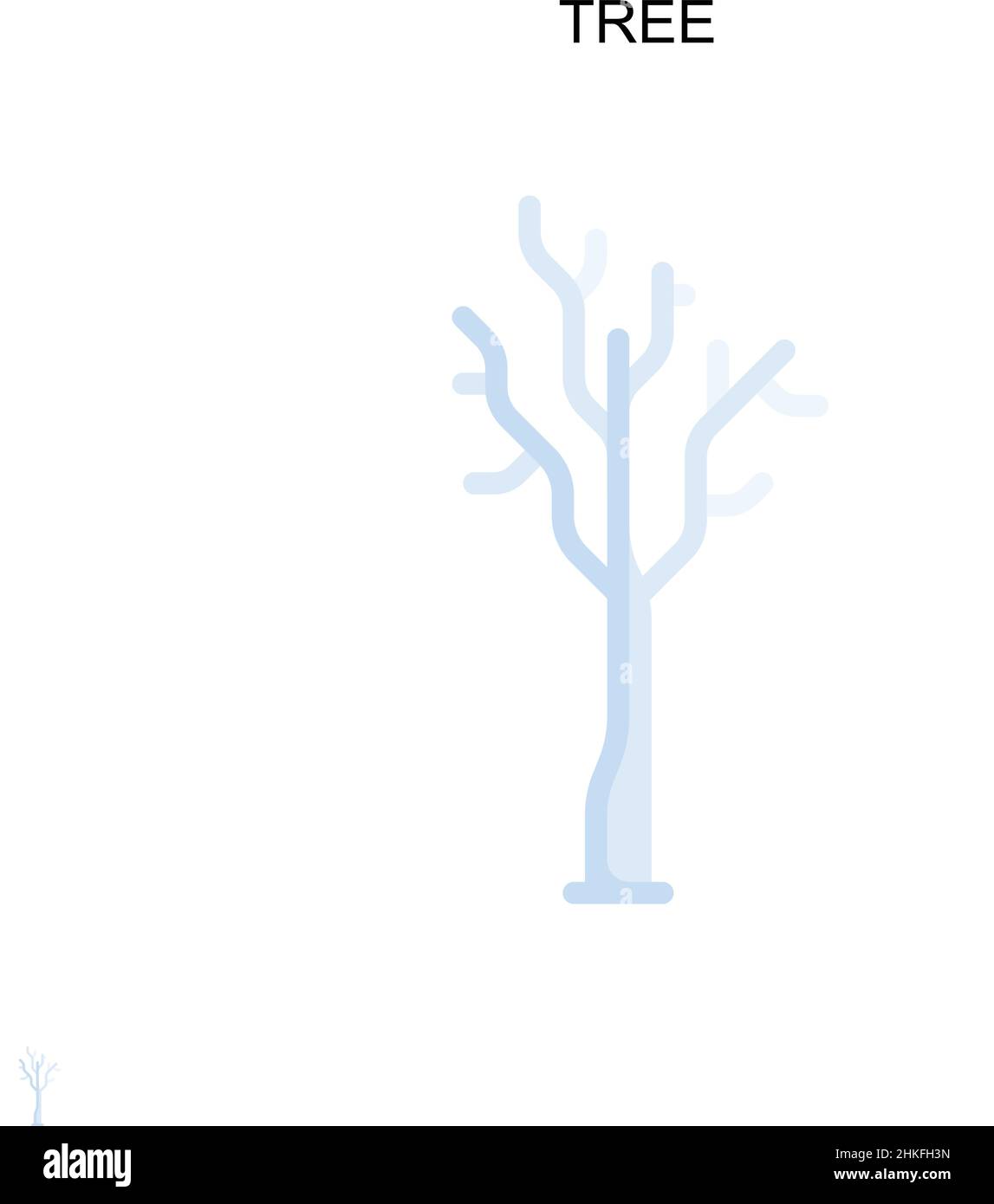 Tree Simple vector icon. Illustration symbol design template for web ...