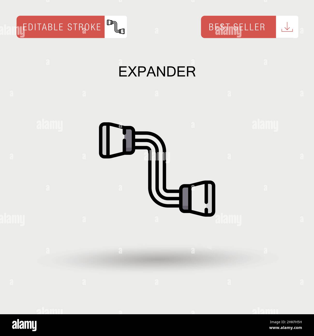 Expander Simple vector icon Stock Vector Image & Art - Alamy