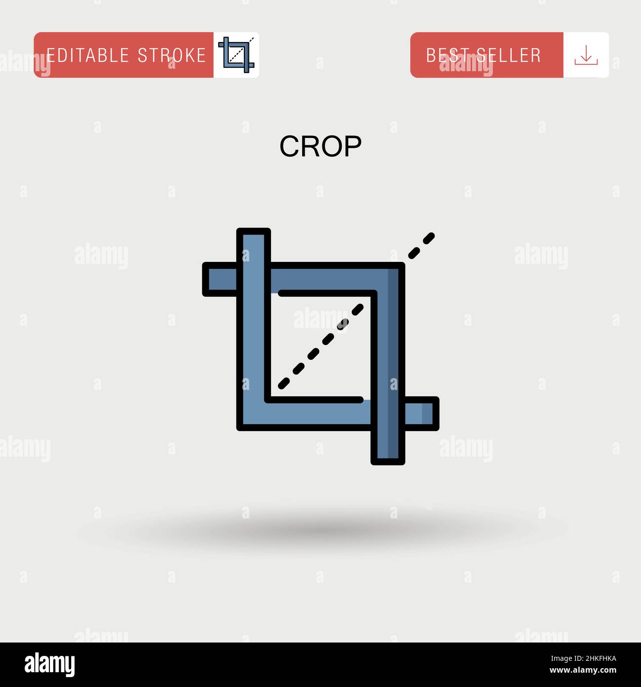 Crop Simple vector icon Stock Vector Image & Art - Alamy