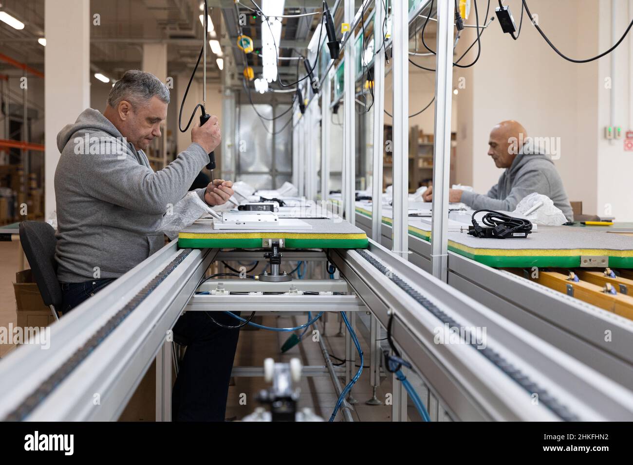 Minsk, Belarus - Jan 05, 2022: Photo of a large plant inside for ...