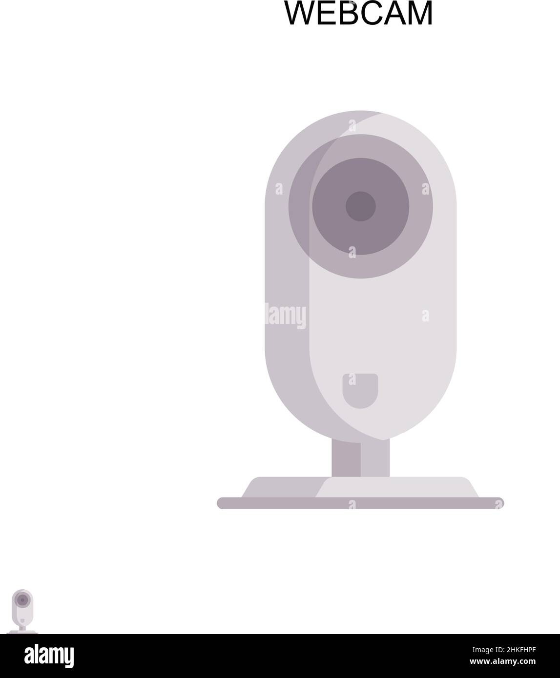 Webcam icon Stock Vector Images - Alamy