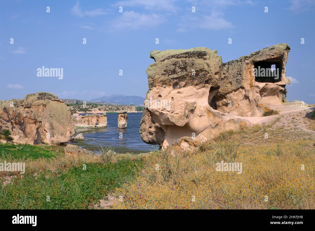 Emre Lake in Turkey and his rock formation Stock Photo - Alamy