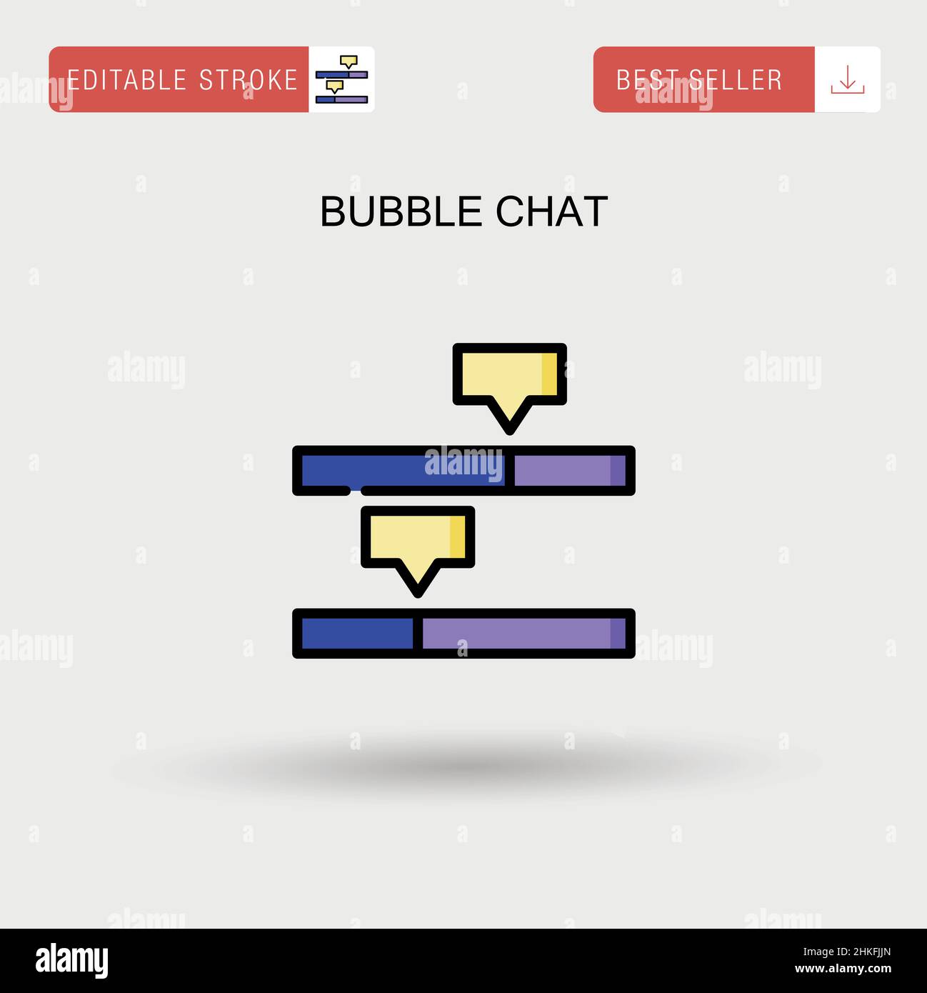 Chat bubble cloud icon hi-res stock photography and images - Alamy