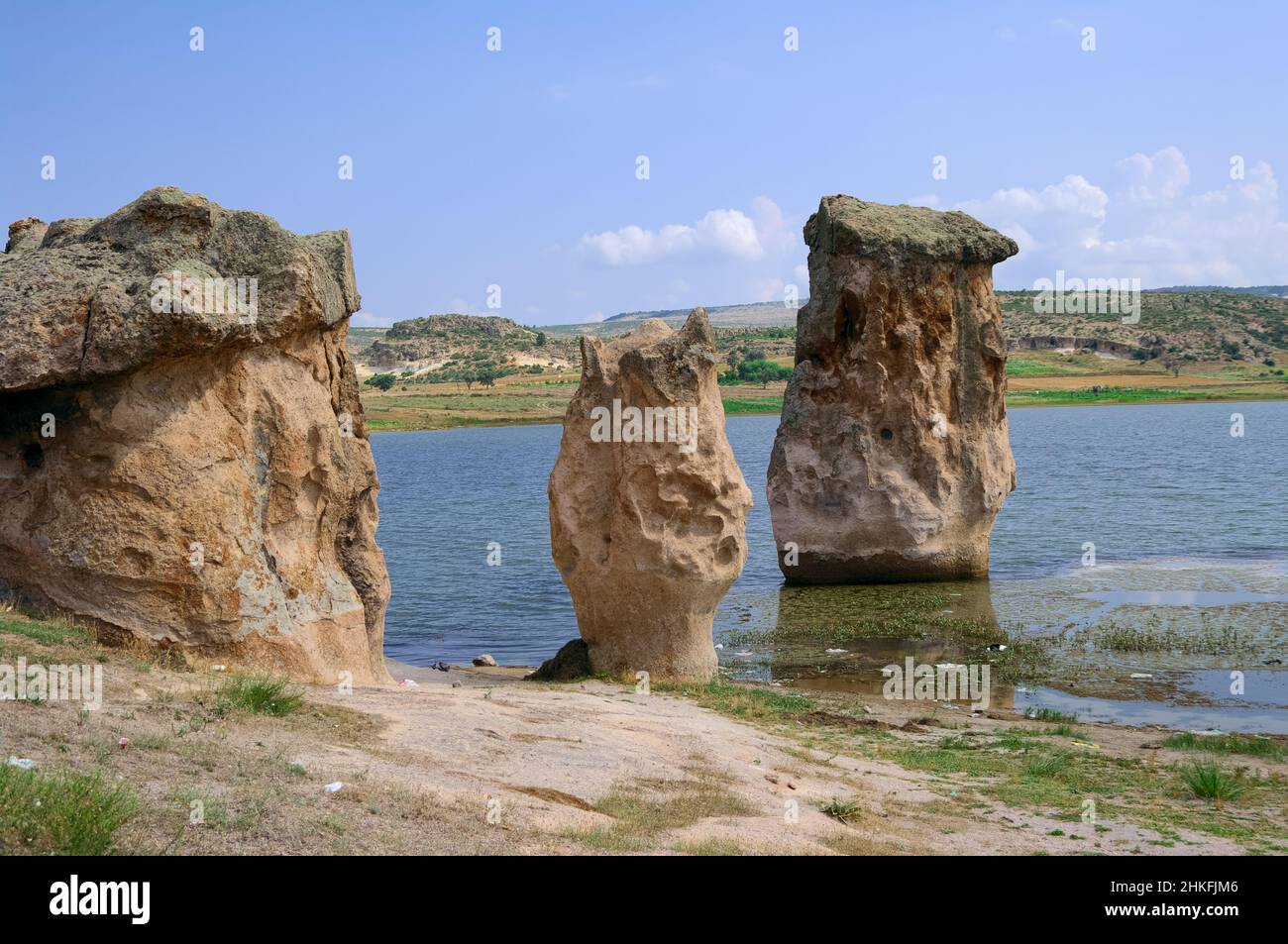 Emre Lake in Turkey and his rock formation Stock Photo - Alamy