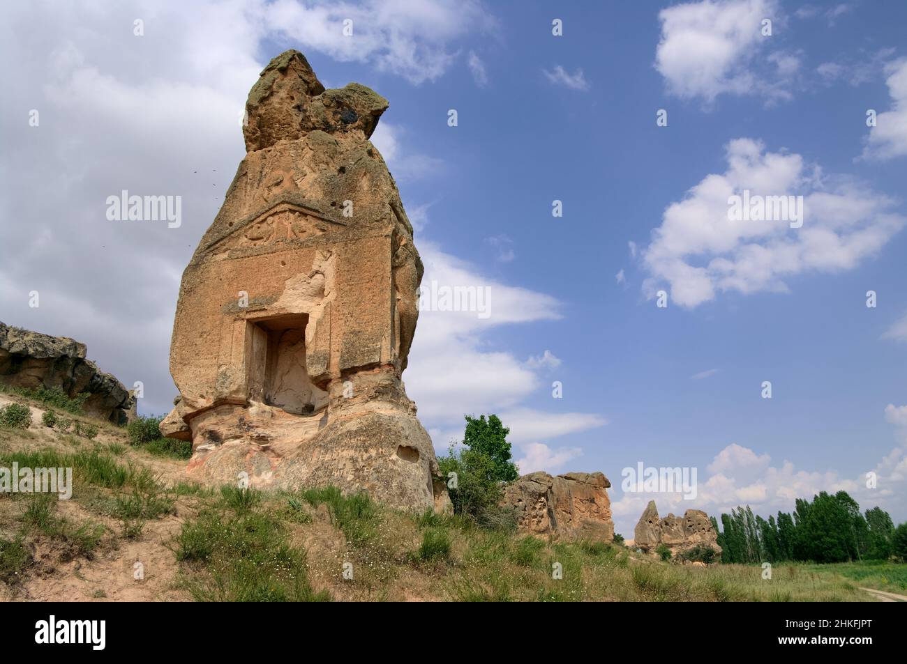 archaeology in Turkey Cybele Temple in the Phrygian Valley Stock Photo ...