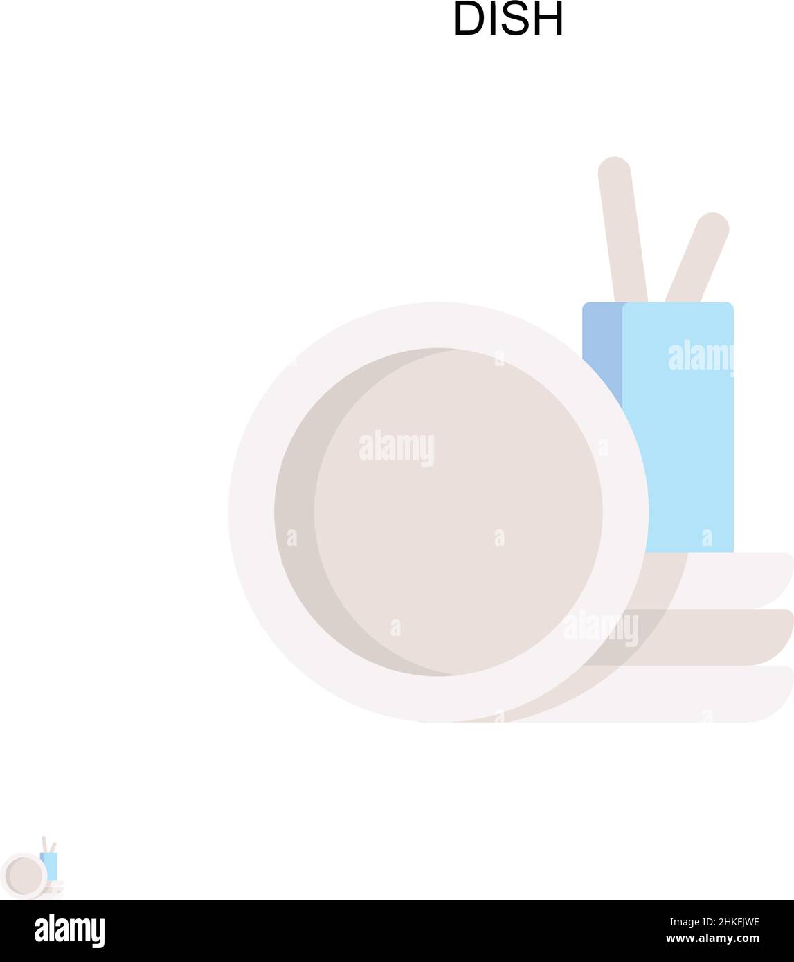 Clean your plate Stock Vector Images - Alamy